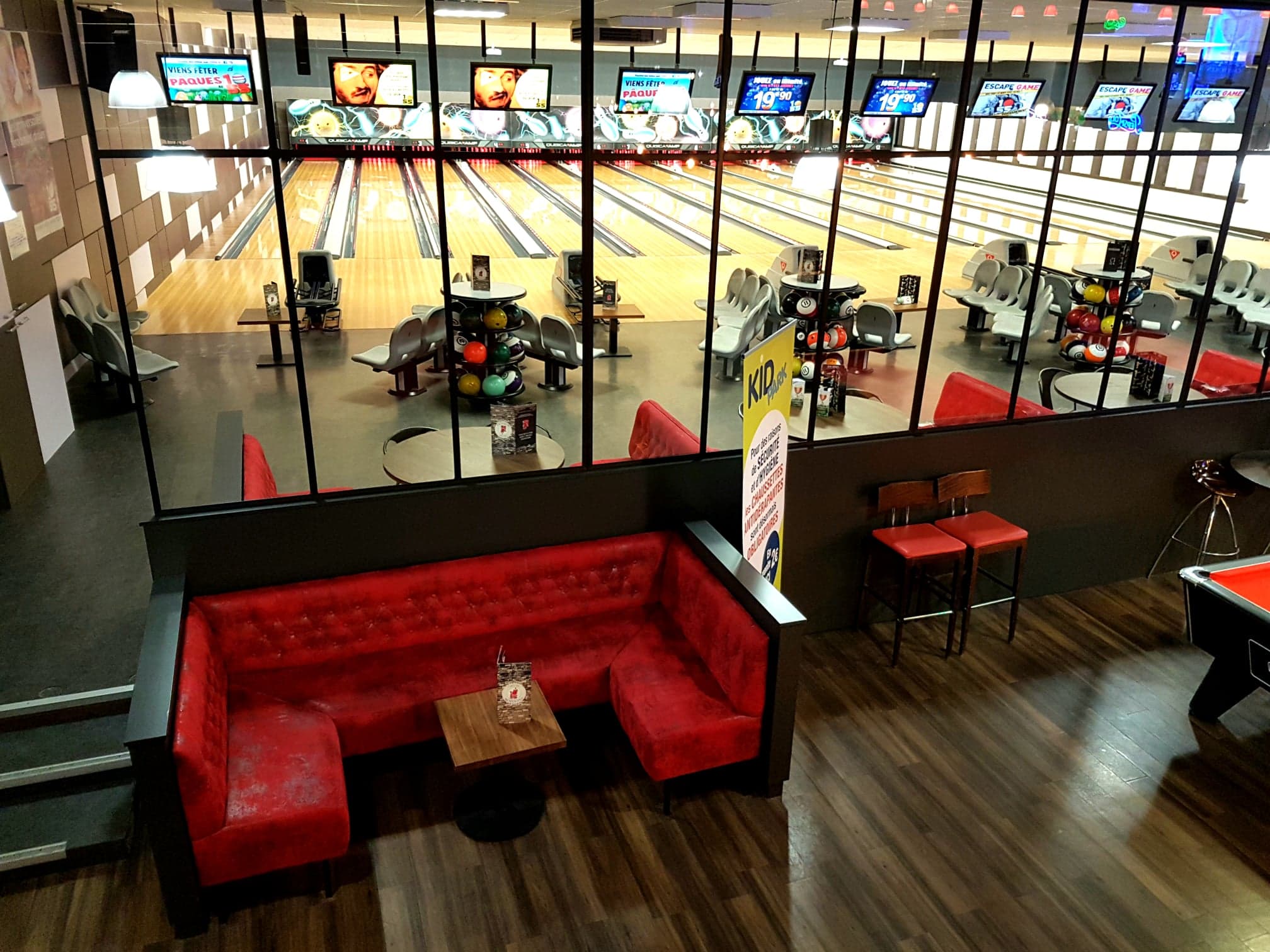 Espace loisirs 1055 - 18 pistes de bowling à Lons-le-Saunier (39)